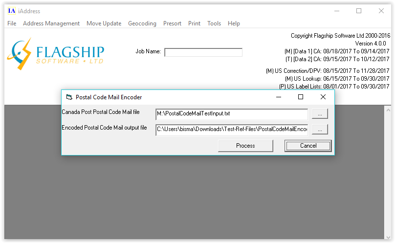 CA PCT 2D Barcode (C73) – Flagship Software Ltd.